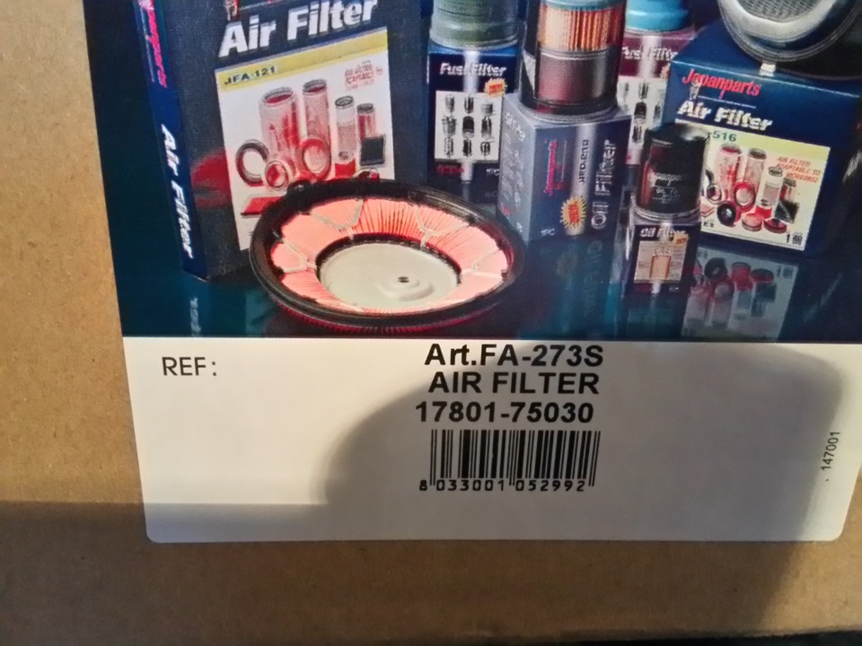 1780175030 Фильтр воздушный TOYOTA LEXUS | Запчасти на DRIVE2