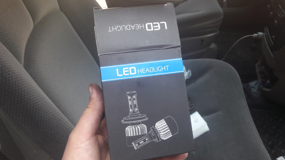 Головной свет. Ledы — Dodge Caravan IV, 3,3 л, 2001 года | своими ...