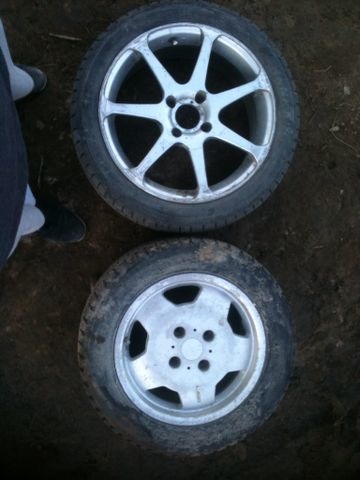 новые диски 17" AVS Model#7 + бриджстоун потенза 215/45 — Honda Accord ...