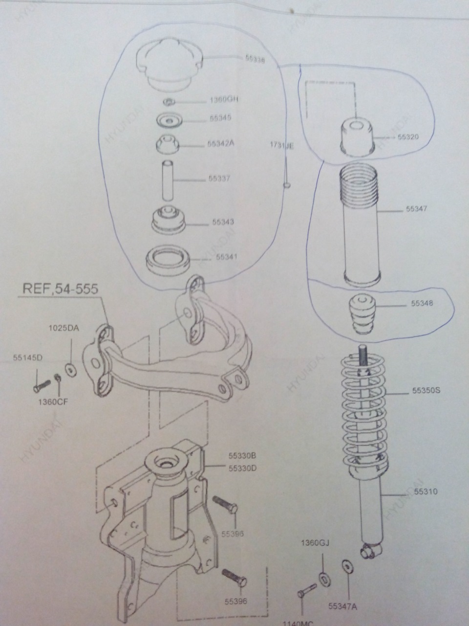 (153600 км) Замена передних колодок и диагностика задней подвески ...