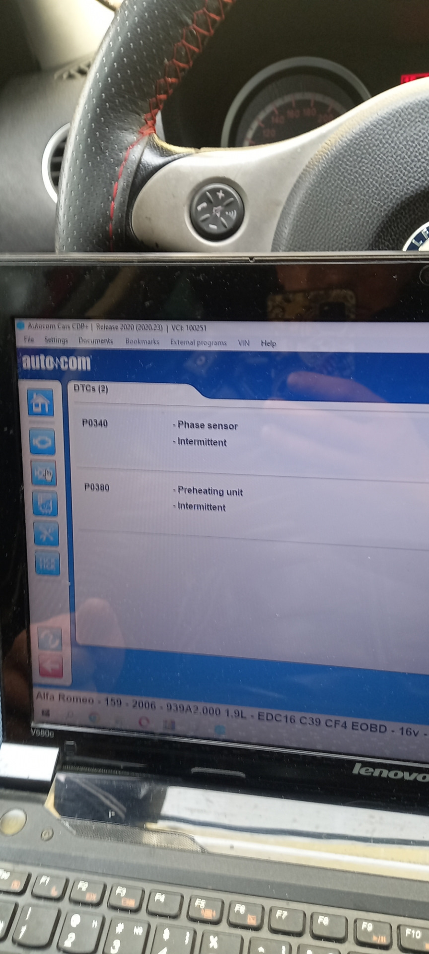 Висят ошибки p0340 и p0380 — Alfa Romeo 159 Sportwagon, 1,9 л, 2006 года | своими руками | DRIVE2