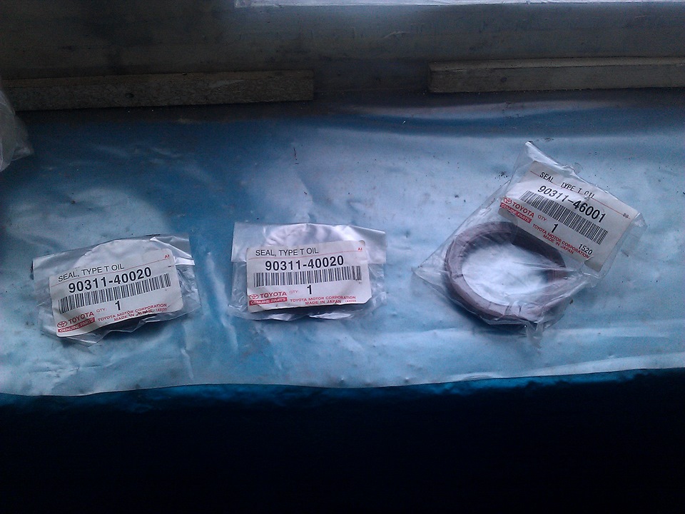 Сальники, муфта VVTi, ремень ГРМ и т.д. — Toyota Aristo (II), 3 л, 1997 ...