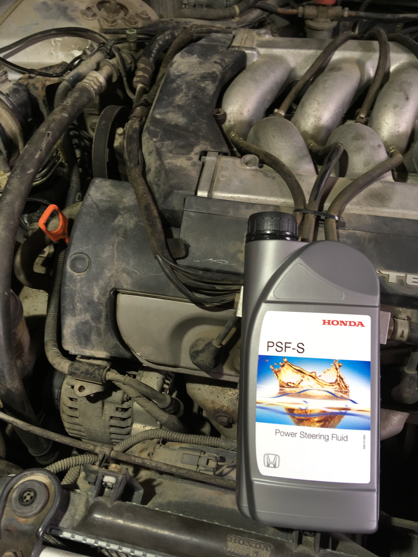 253 820 км — замена жидкости ГУР — Honda Accord Coupe (6G), 3 л, 1999 ...