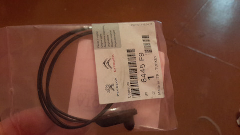 6445F9 Датчик температуры Peugeot Citroen | Запчасти на DRIVE2