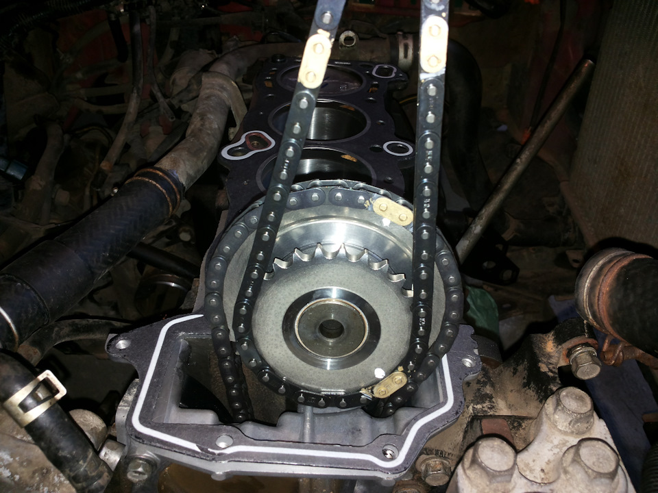 Замена грм — Nissan Almera I (N15), 1,4 л, 1998 года | своими руками ...