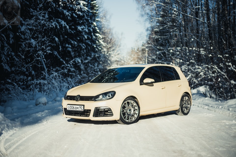 vw golf R & snow — Сообщество «Фотография» на DRIVE2
