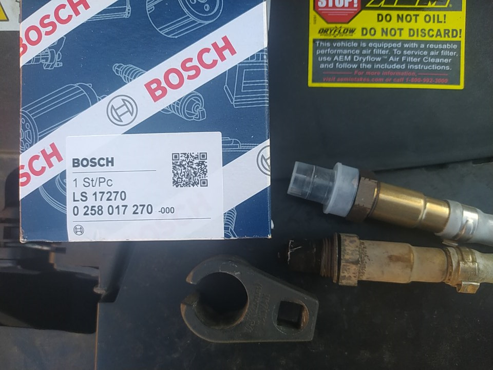 Замена датчика кислорода.Bosch 0258017270 — Volkswagen Passat CC, 2 л ...