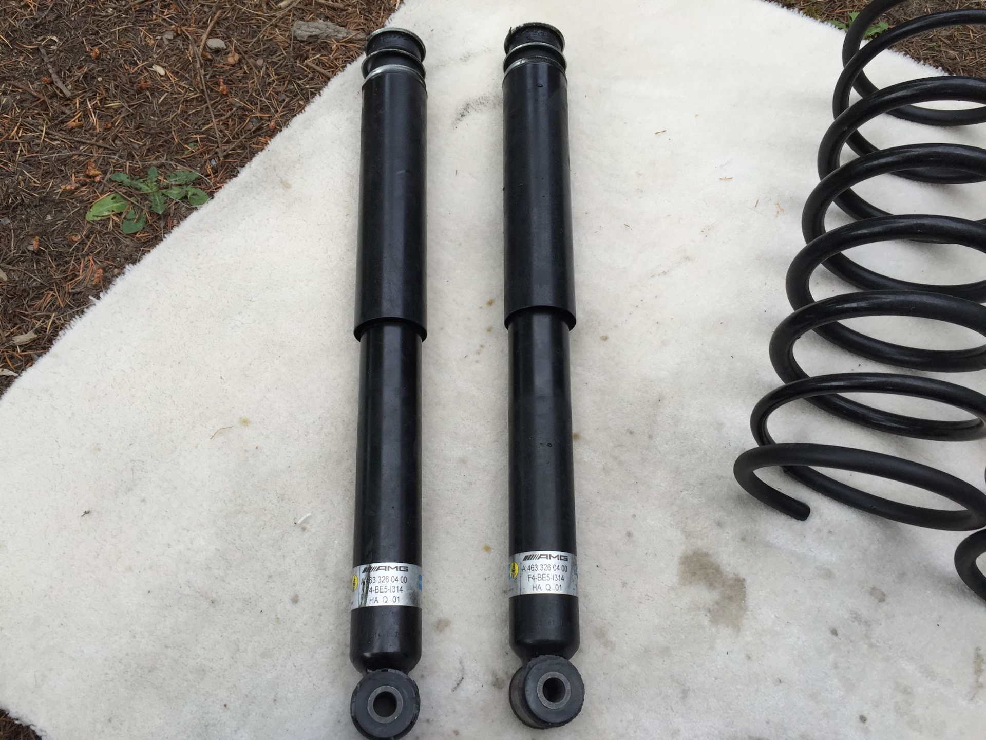 Aмортизаторы и пружины G63 — Mercedes-Benz G-Class (W463), 5 л, 2002 ...