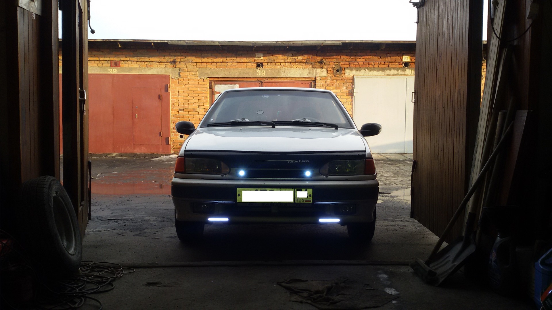 Решетка радиатора (сетка) — Lada 2115, 1,5 л, 2005 года | тюнинг | DRIVE2