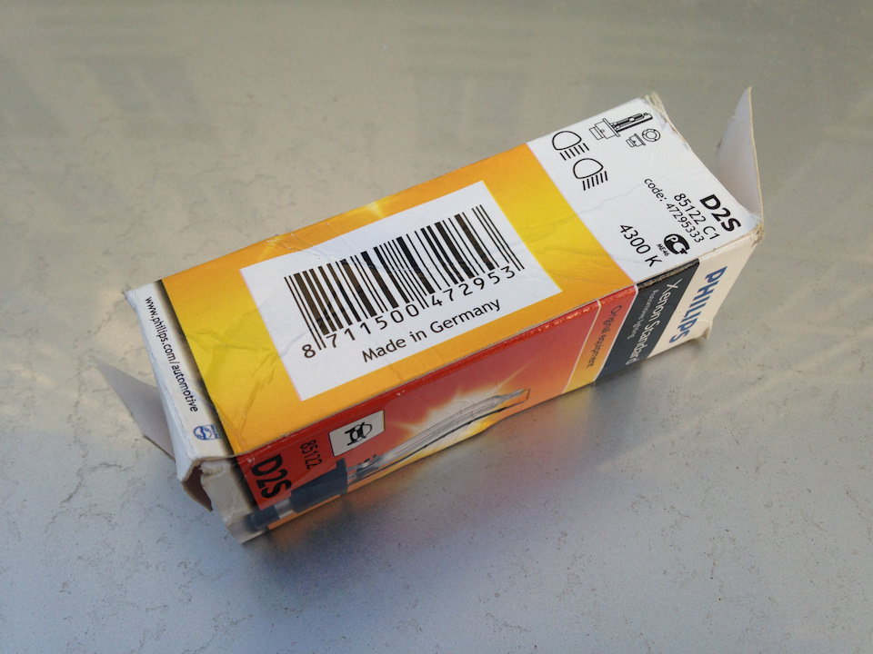 Лампа ксенон Philips D2S 4300K — Honda CR-V (RE), 2,4 л, 2010 года ...