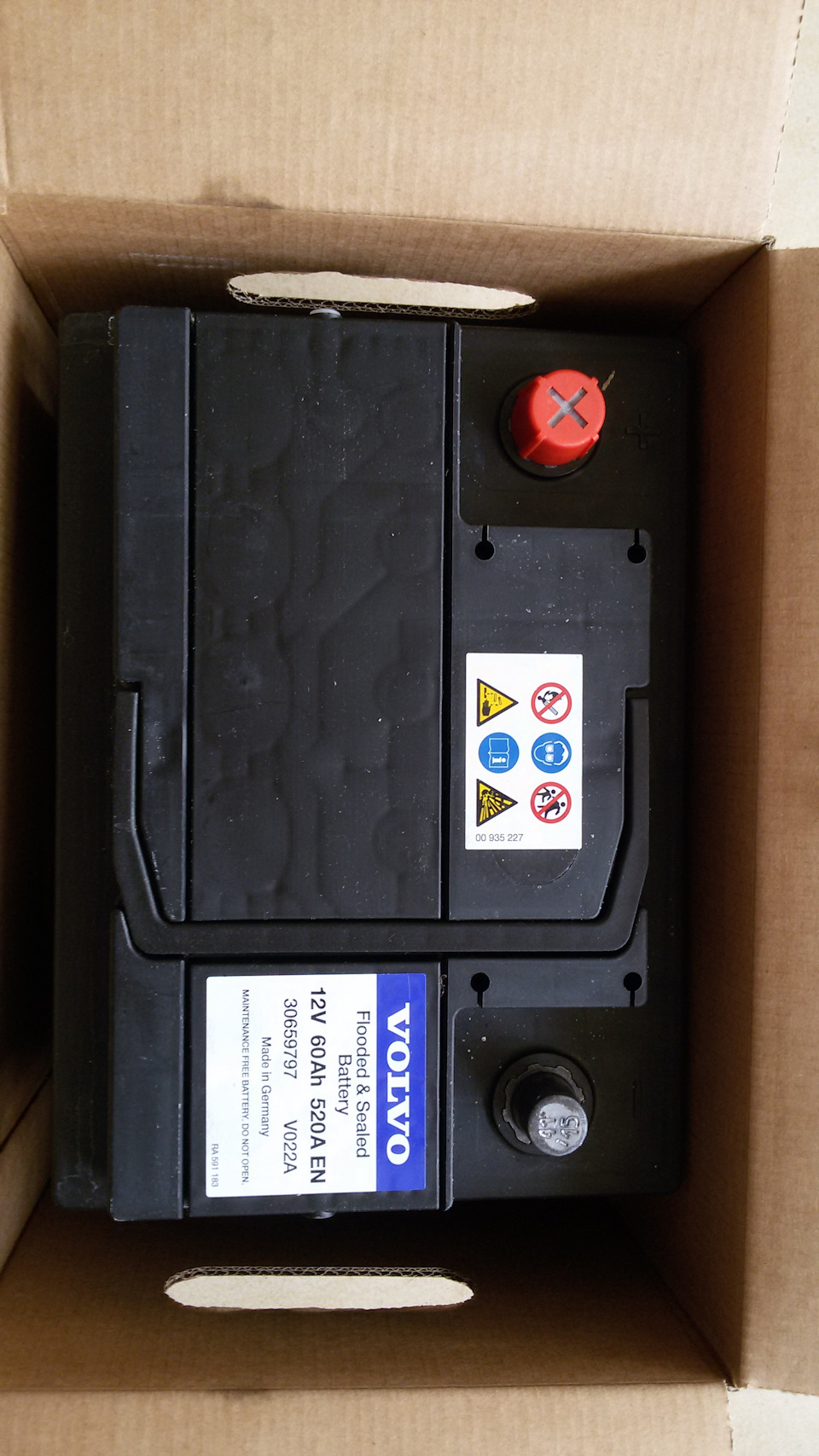 30659797 Стартерная аккумуляторная батарея Volvo | Запчасти на DRIVE2