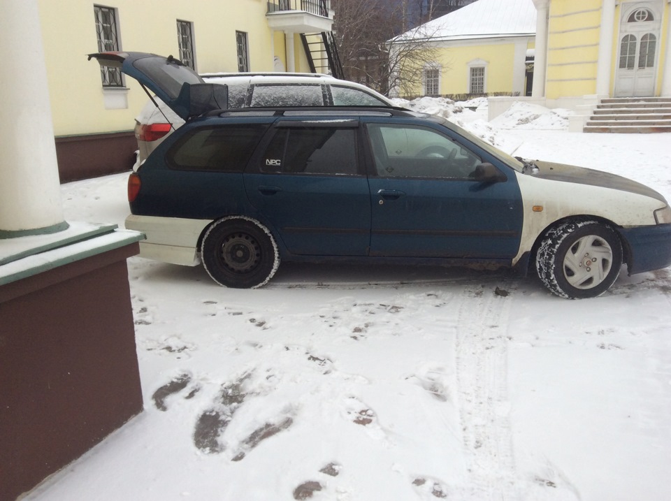 Бампер приехал — Nissan Primera (P11), 2 л, 1998 года | фотография | DRIVE2