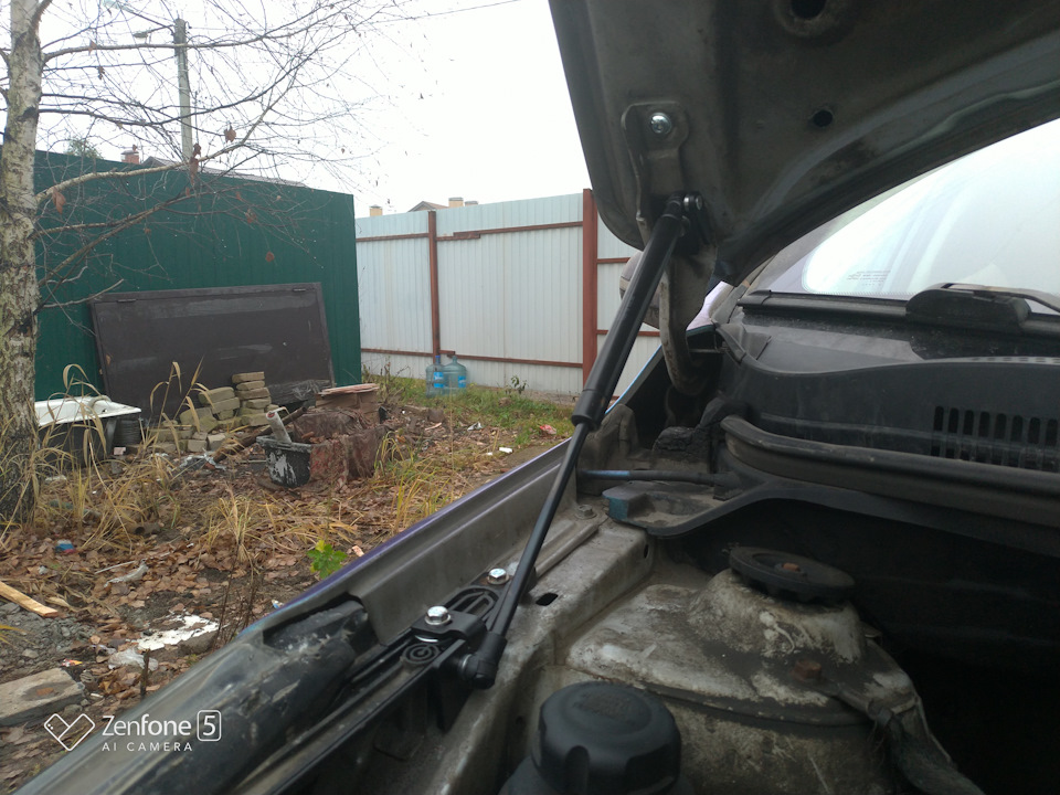 Пневмоупоры капота — KIA Rio (3G), 1,6 л, 2012 года | своими руками ...