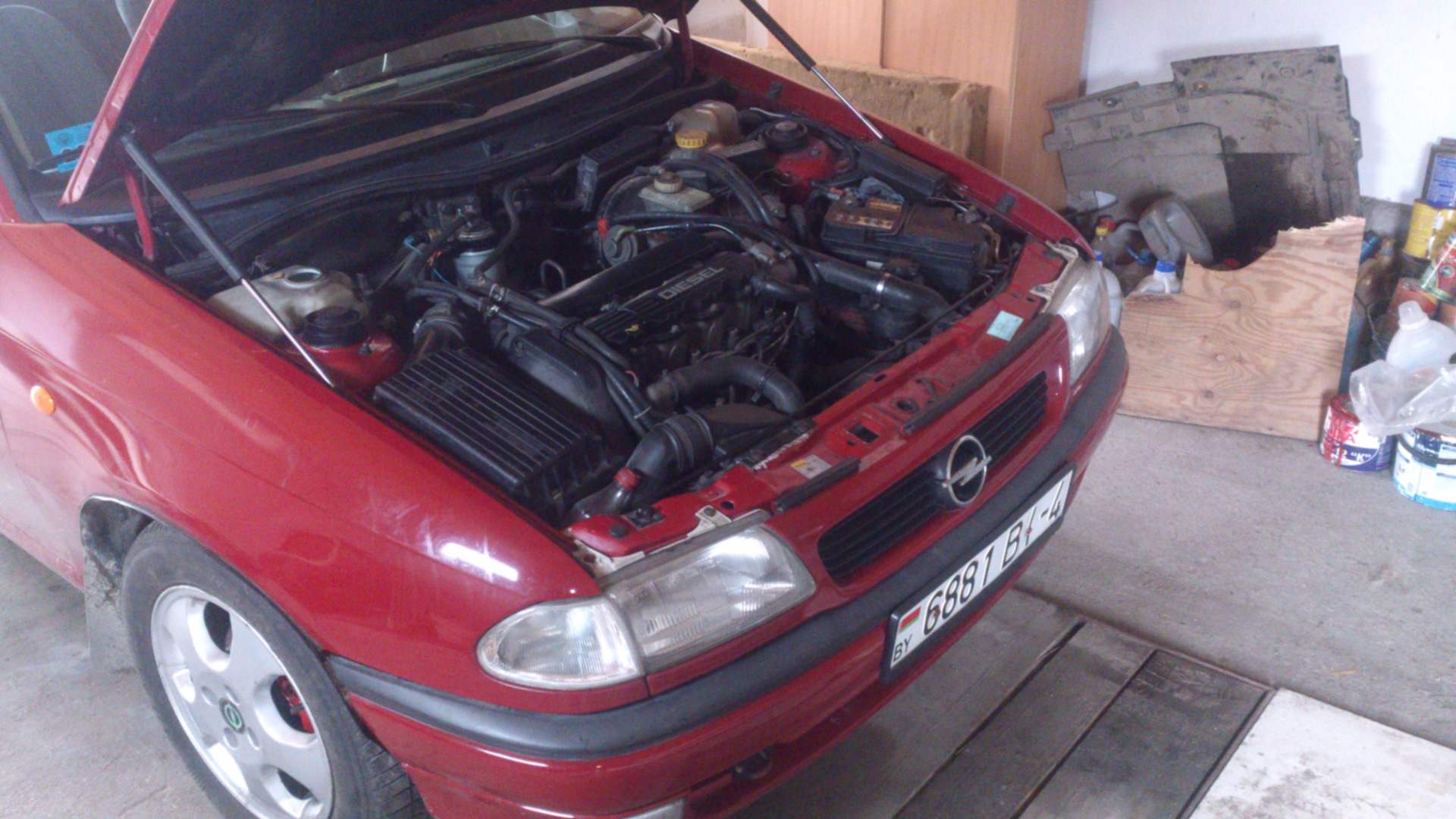 Ремонт подвески и замена масла — Opel Astra F, 1,7 л, 1997 года | своими руками | DRIVE2