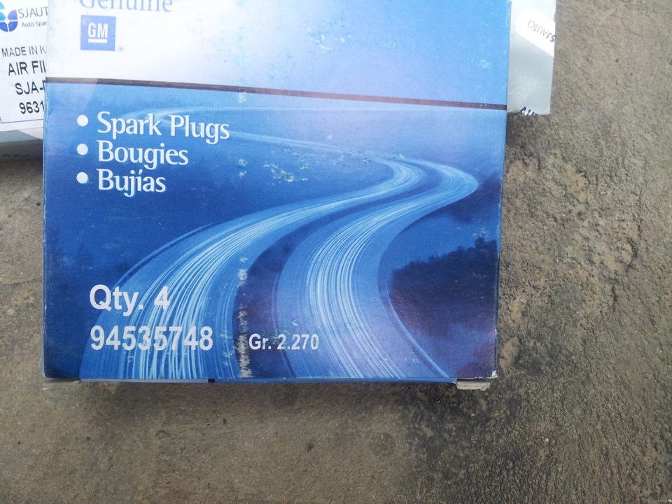 94535748 Свеча зажигания GM | Запчасти на DRIVE2