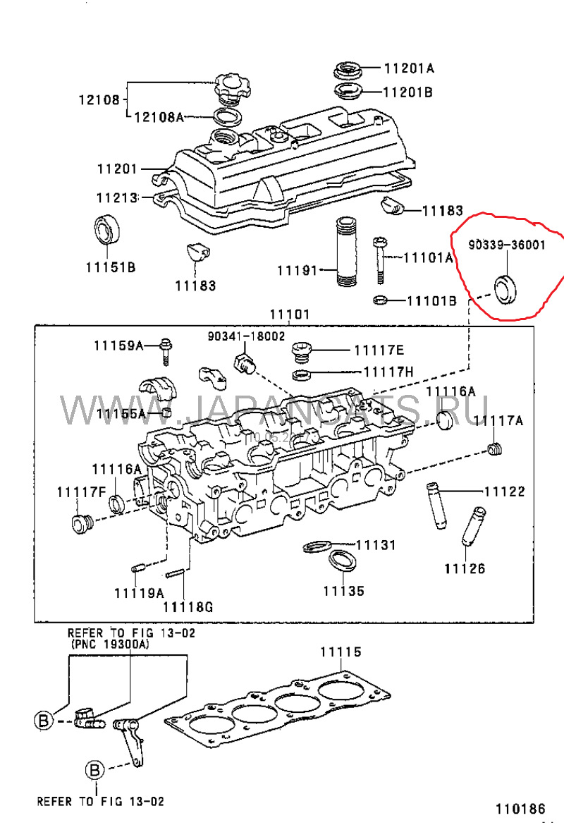 Устранение течи из под заглушки головки блока цилиндров — Toyota ...