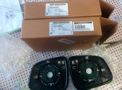 93745935 стекло зеркала заднего обзора GM | Запчасти на DRIVE2