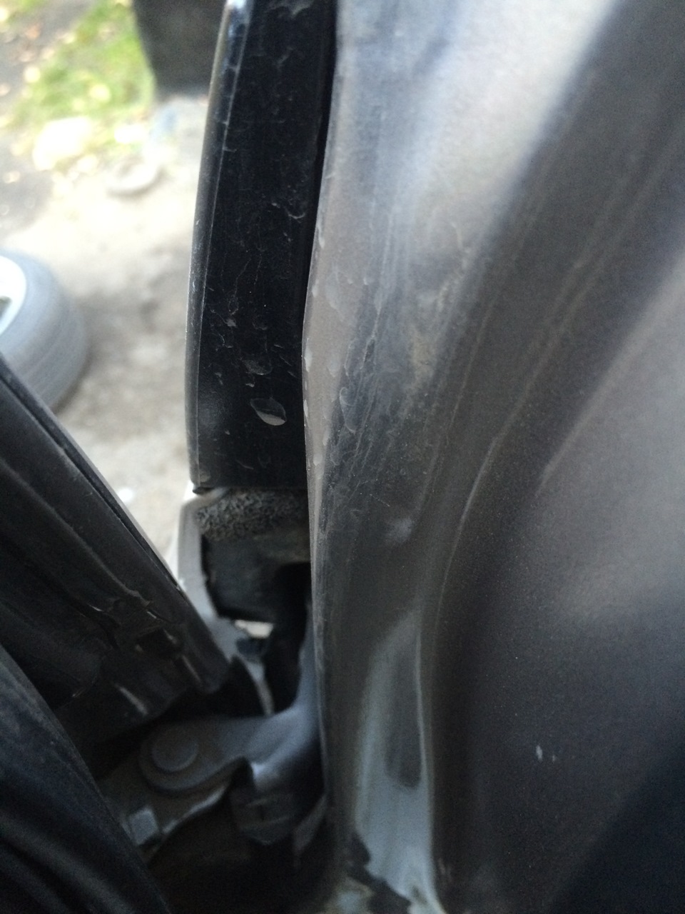 Установка передних защит крыла… — Toyota Vitz (10), 1,5 л, 2003 года ...