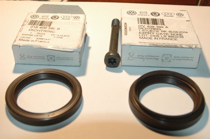 Замена сальника торсена (лотерея) — Audi Allroad (C5), 2,7 л, 2003 года ...