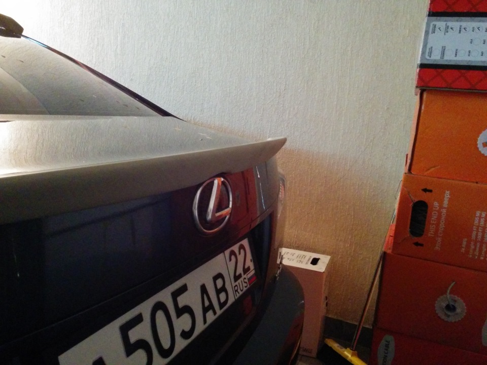 Козырек и спойлер на багажник — Lexus IS II, 2,5 л, 2007 года | тюнинг ...