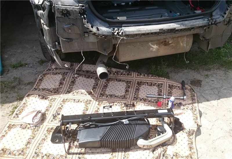 Тягово-сцепное устройство (опция S3ACA) — BMW 3 series (F30), 2 л, 2013 ...