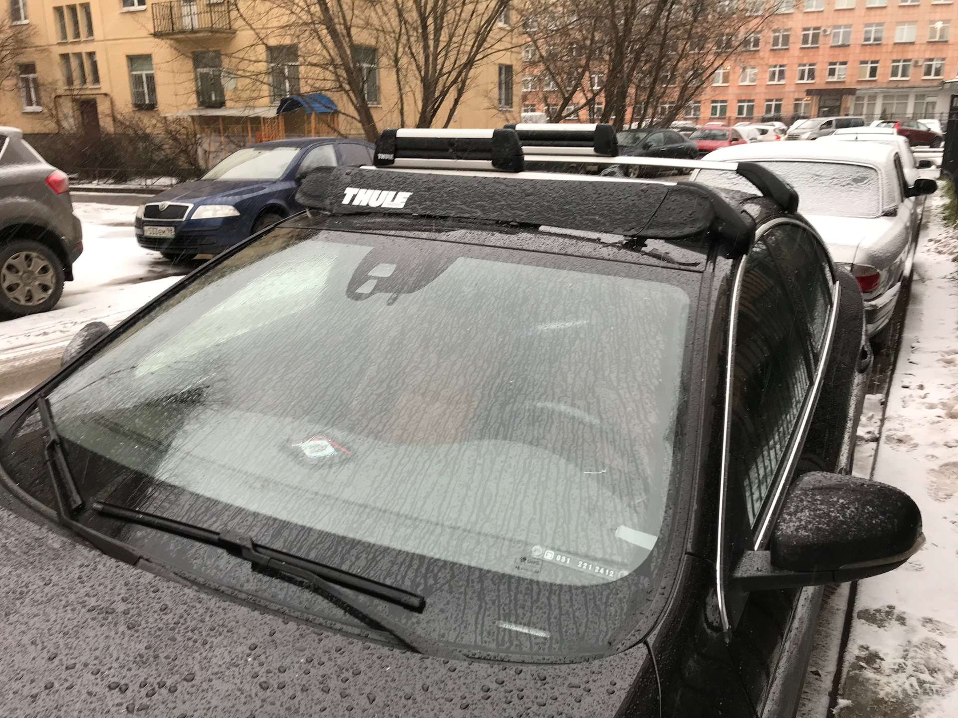 OEM багажник на крышу, крепление для сноуборда, фэйринг — Volvo S60 (2G ...