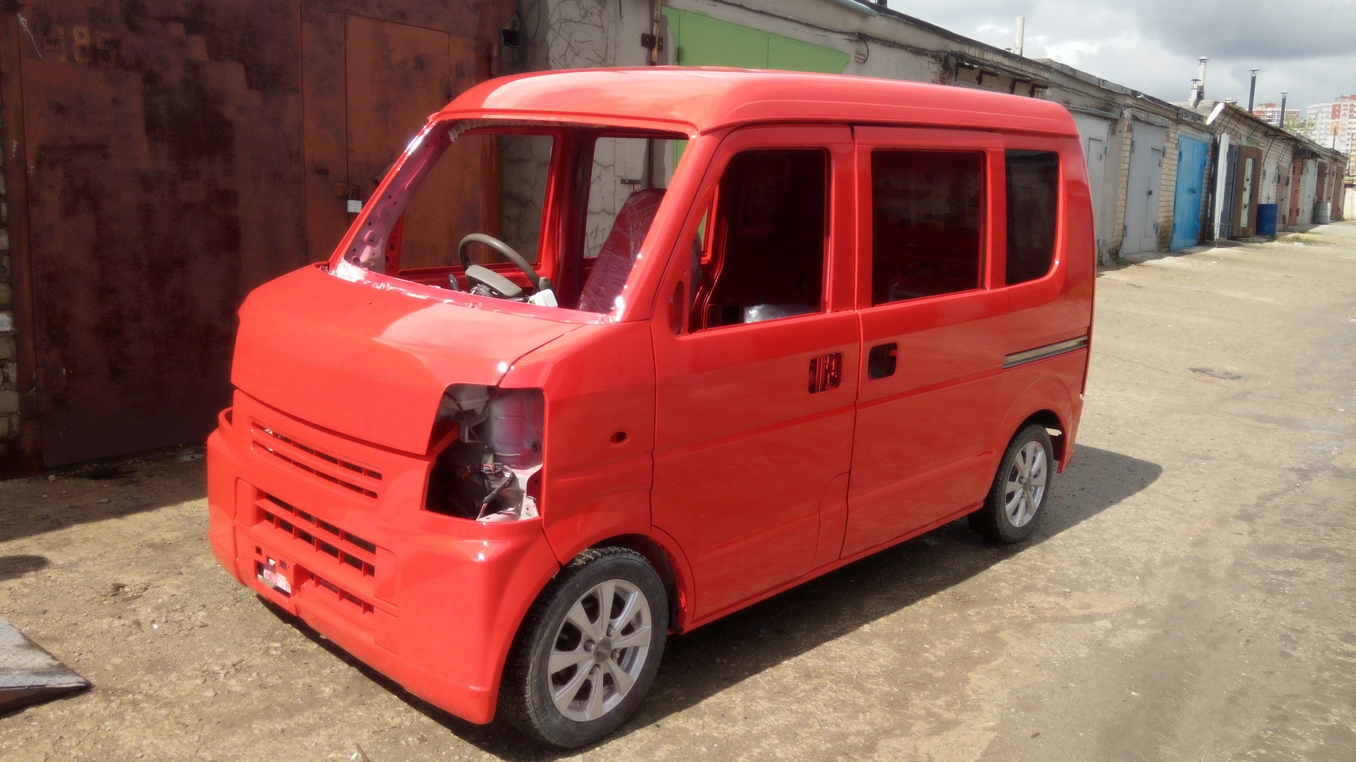 Микробус покрашен — Suzuki Every (DA64), 0,6 л, 2006 года | кузовной ремонт | DRIVE2