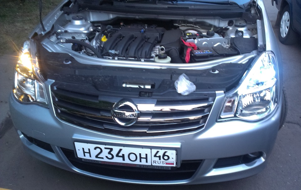 Нанодетище мне в фары ))) — Nissan Almera V (G11/15), 1,6 л, 2015 года | электроника | DRIVE2