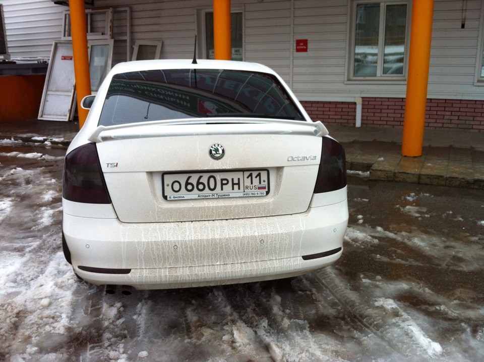 Спойлер от Octavia RS оригинал — Skoda Octavia A5 Mk2, 1,8 л, 2012 года ...