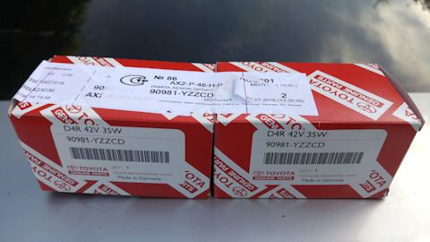 90981YZZCD ЛАМПА D4R HID 42V35W TOYOTA LEXUS | Запчасти на DRIVE2