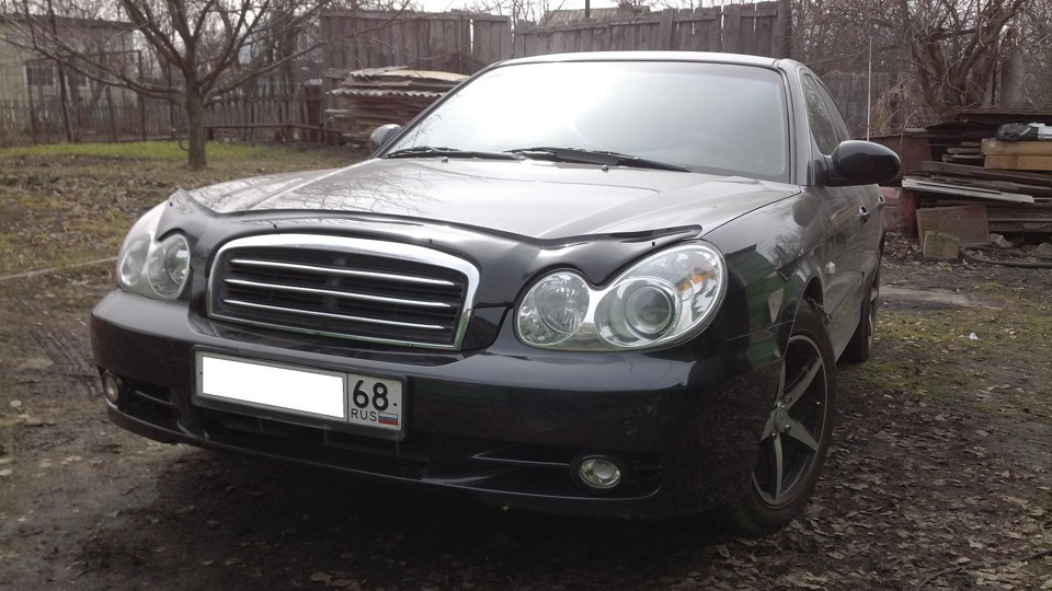 Мухобойка на месте — Hyundai Sonata IV (EF), 2 л, 2009 года | тюнинг ...