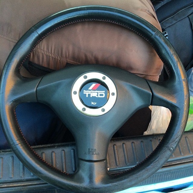 Руль TRD — Toyota Curren, 2 л, 1998 года | тюнинг | DRIVE2