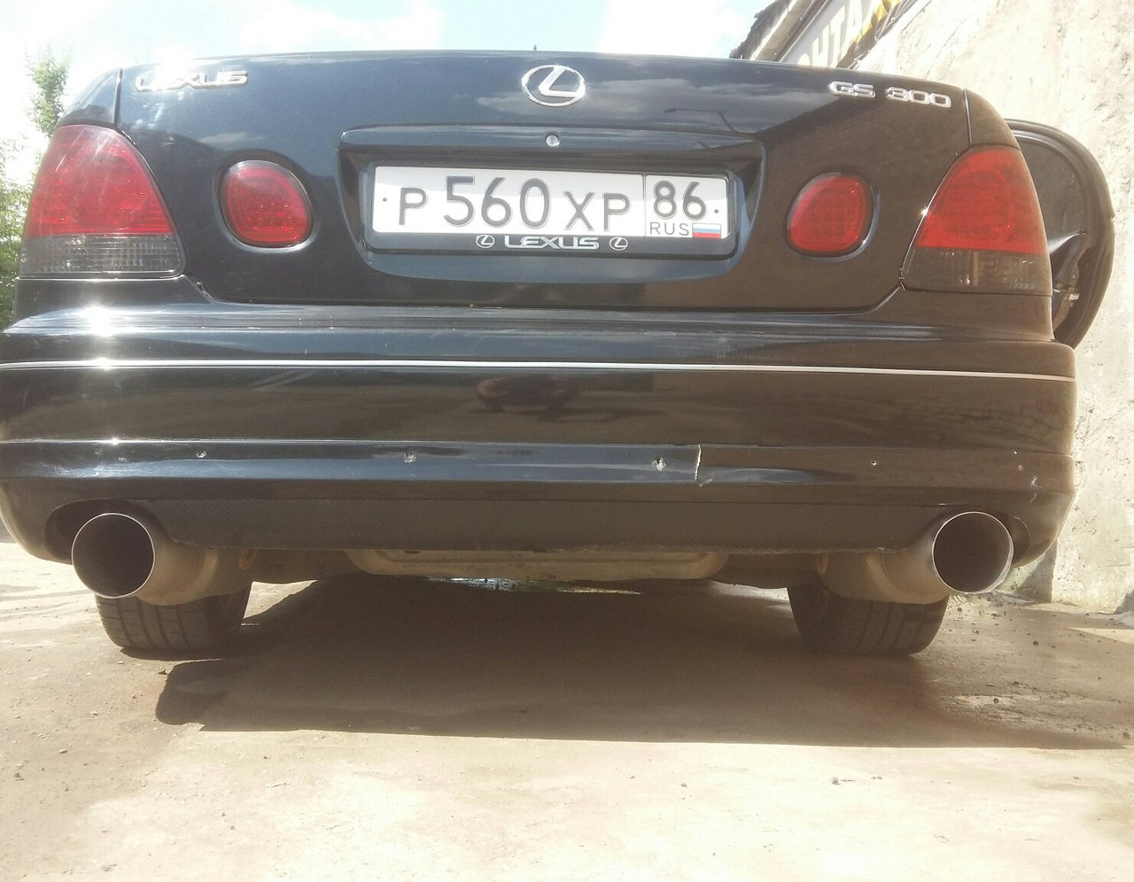 Поставил наконец выхлоп Blitz Nurspec — Lexus GS (JZS160), 3 л., 1998 ...