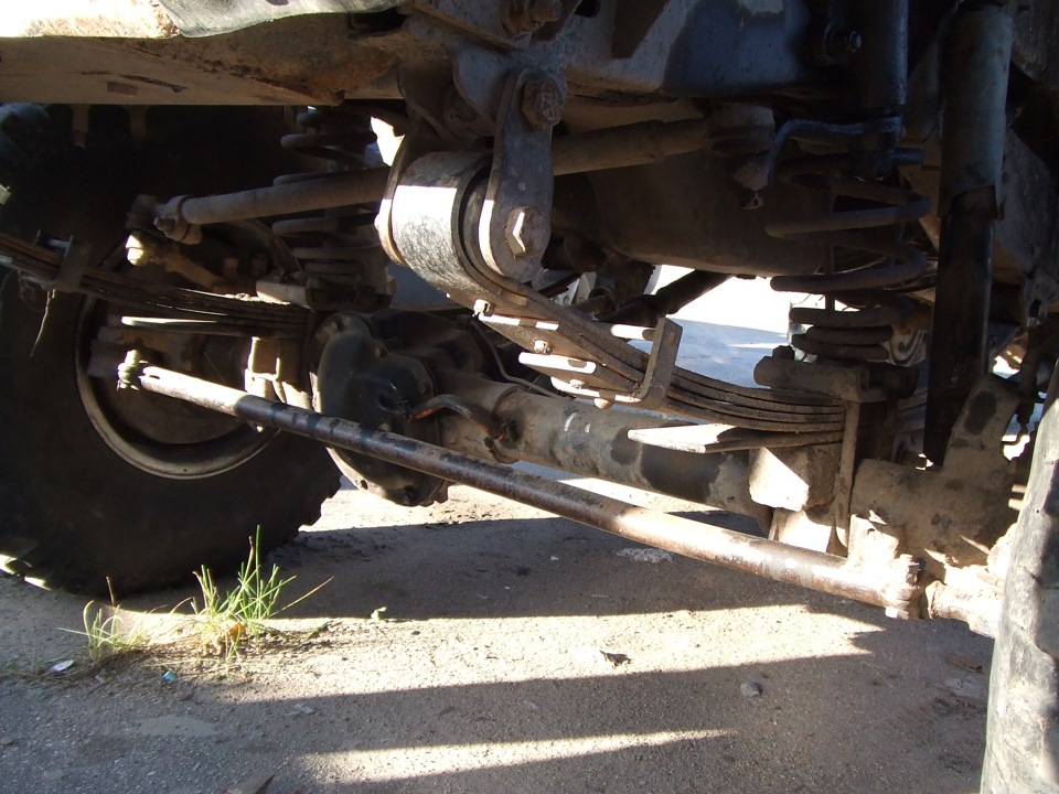 Пружины между мостом и рамой! — Nissan Patrol (K160), 3,3 л, 1986 года ...