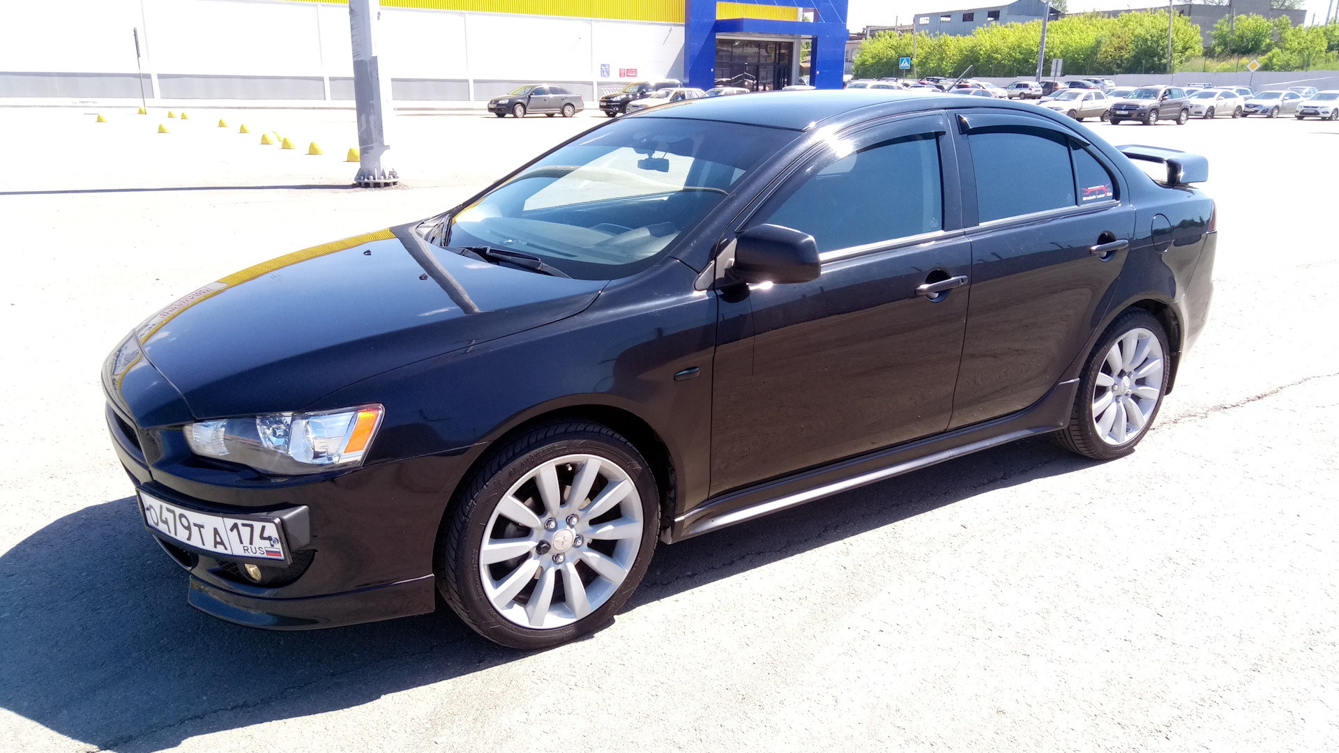 Mitsubishi Lancer X 2.0 бензиновый 2008 | «Black Fury» ™ на DRIVE2