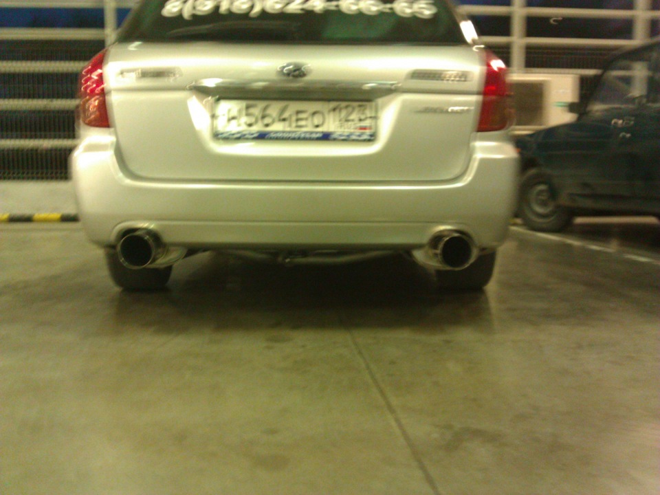 Выхлоп — Subaru Legacy (BL/BP), 2 л, 2004 года | тюнинг | DRIVE2