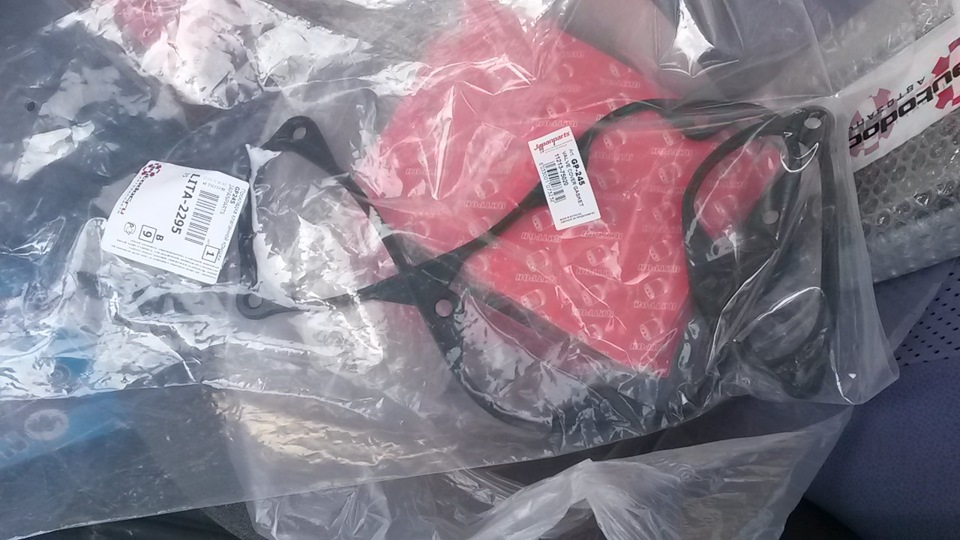 Прокладка клапанной крышки + сальники — Toyota Dyna, 2,8 л, 1997 года ...