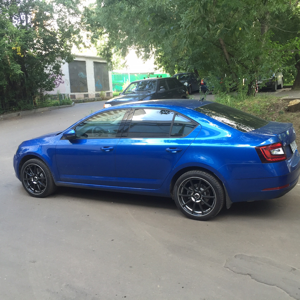 R18 — Skoda Octavia Mk3, 1,8 л., 2017 года | колёсные диски | DRIVE2