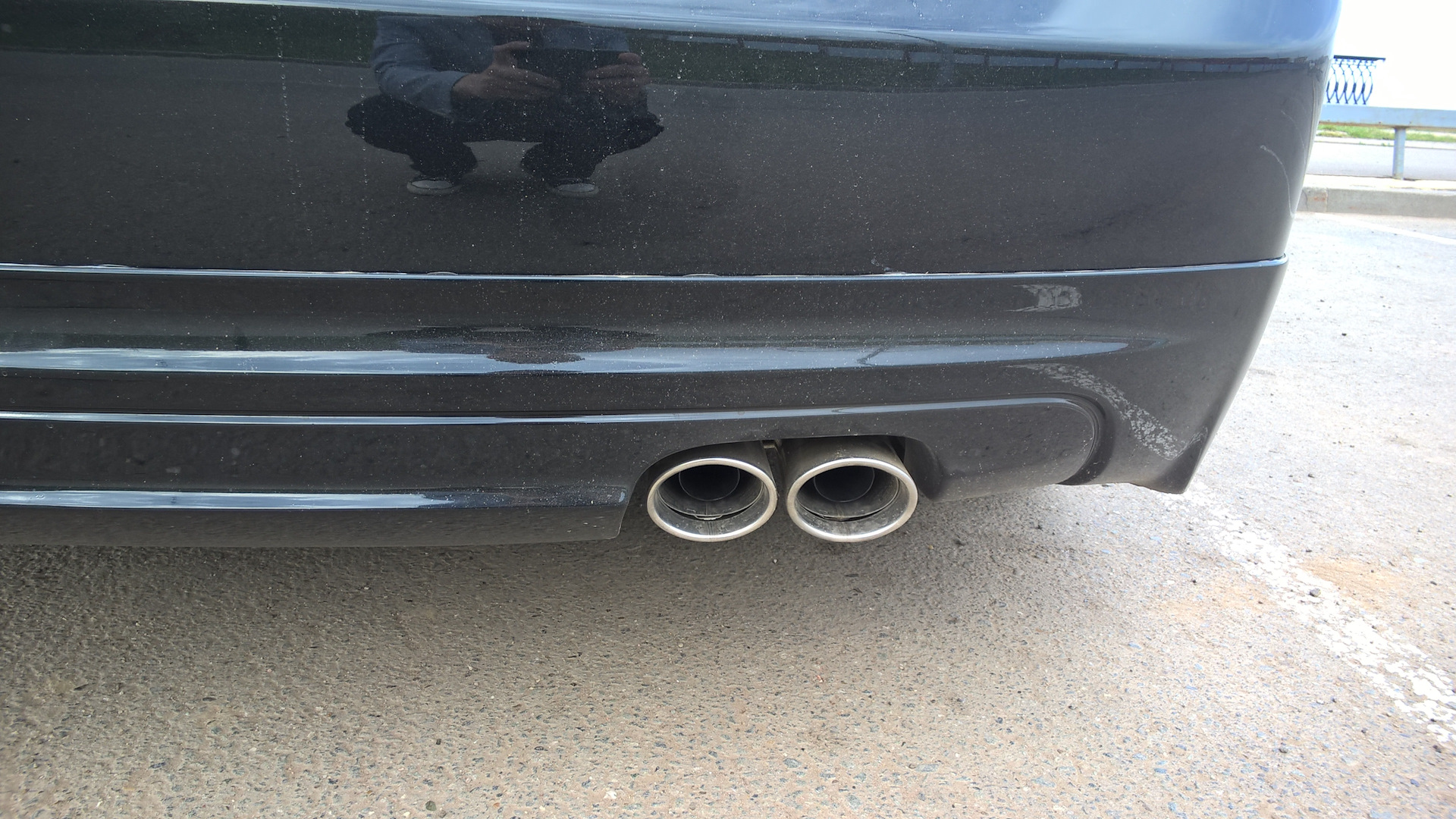 Насадка на глушитель — Honda Civic 4D (8G), 1,8 л, 2008 года | стайлинг ...