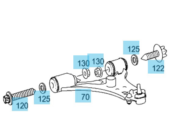 Замена рычагов передней подвески. — Mercedes-Benz B-Class (W245), 2 л ...