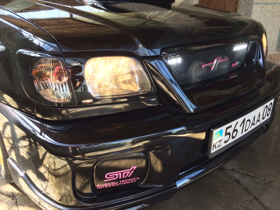 Ходовые огни за решетку — Subaru Forester (SF), 2 л, 2001 года ...