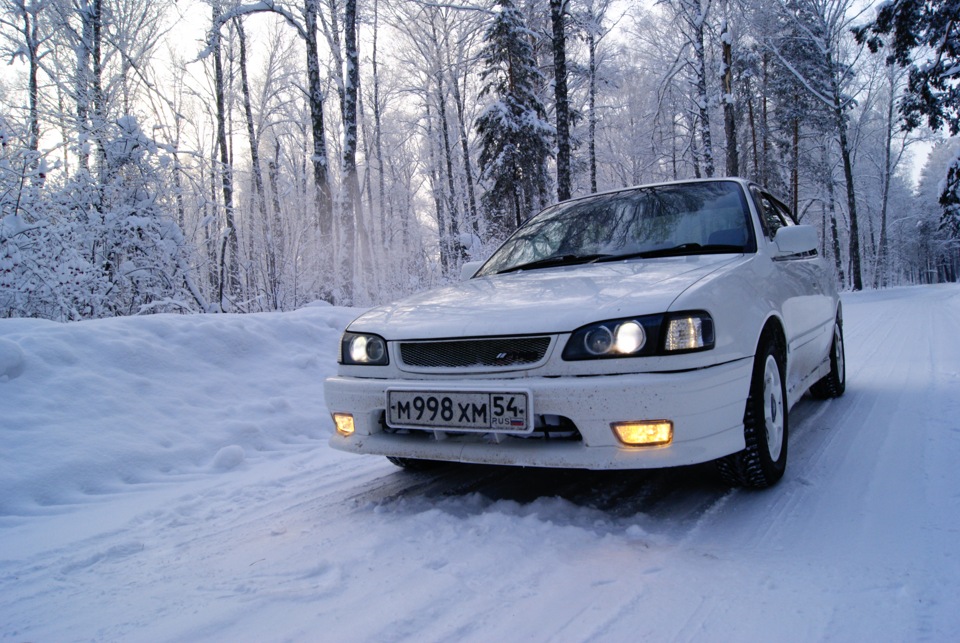 Просто зимние фото — Toyota Corolla (110), 1,8 л., 1998 года ...