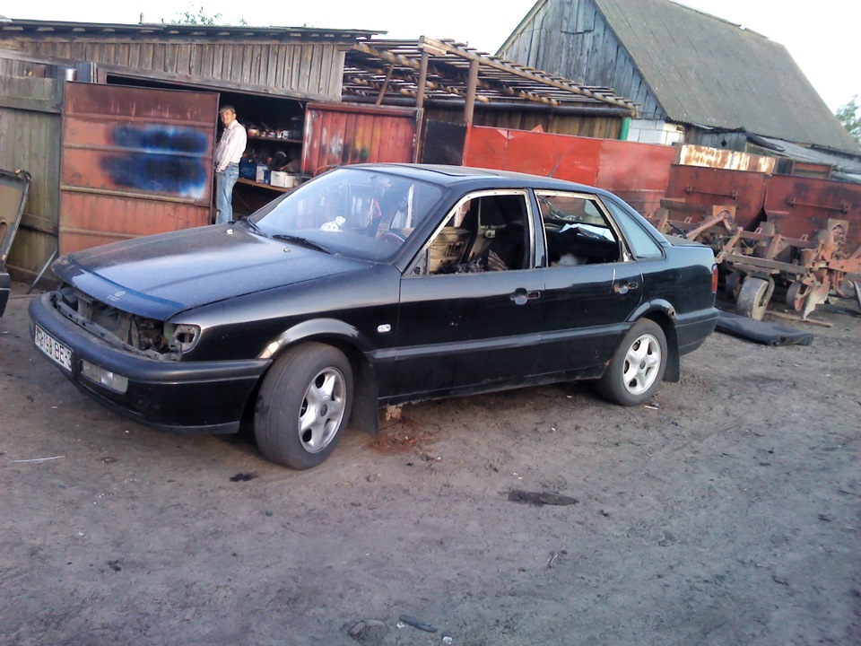 возрождение — Volkswagen Passat B4 1 9 л 1994 года кузовной ремонт