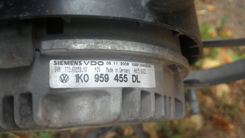 1K0959455DL Вентилятор охлаждения радиатора VAG | Запчасти на DRIVE2