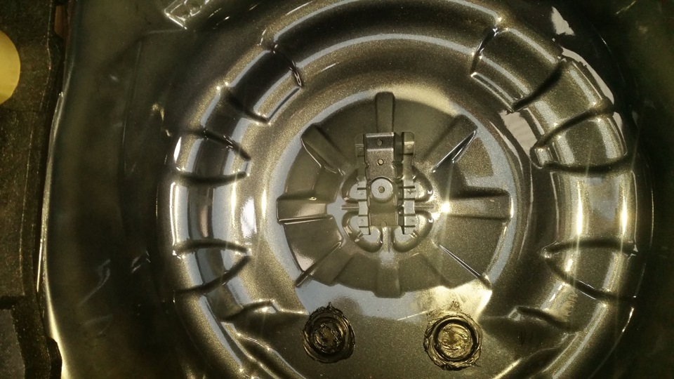 вздутие ЛКП в нише запасного колеса ч.2 (финал) — Subaru Forester (SJ ...