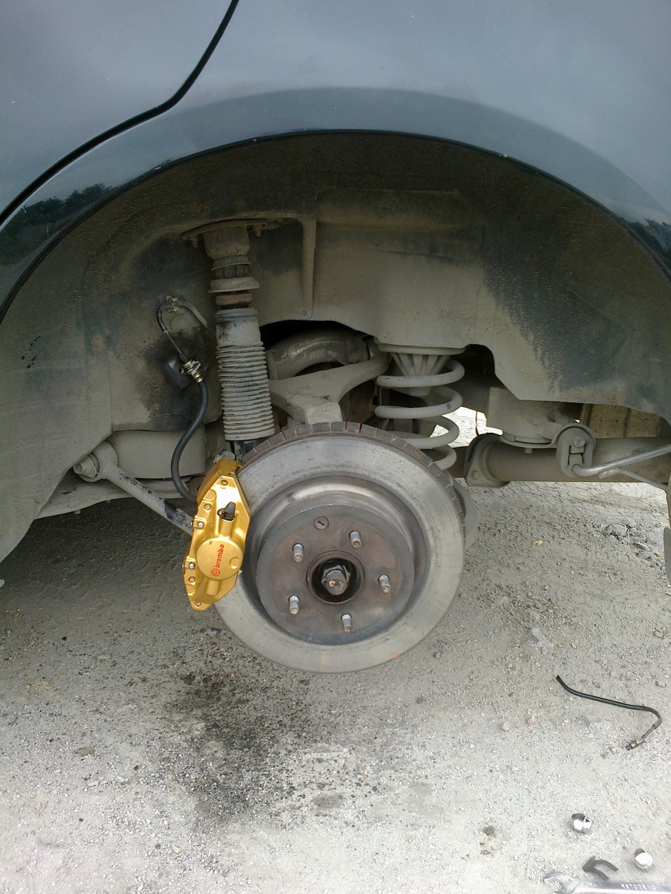 Brembo Rear — Nissan Stagea (M35), 2,5 л, 2002 года | тюнинг | DRIVE2