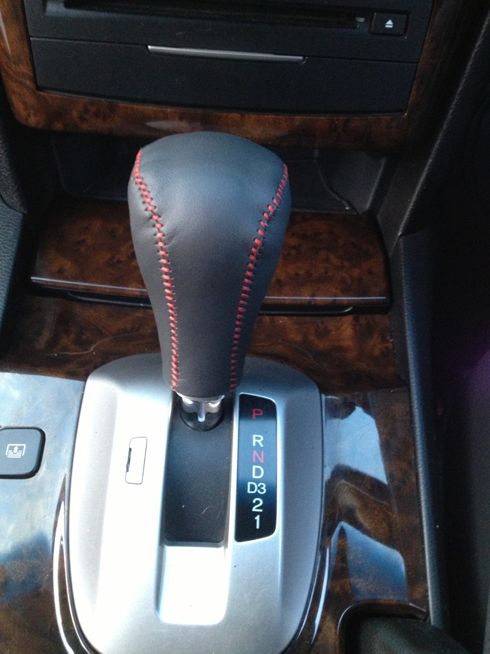 Чехол на рычаг переключения передач. — Honda Inspire (CP3), 3,5 л, 2008 ...