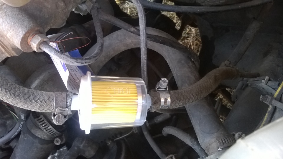 Топливный фильтр. — Lada 21099, 1,5 л, 2000 года | плановое ТО | DRIVE2