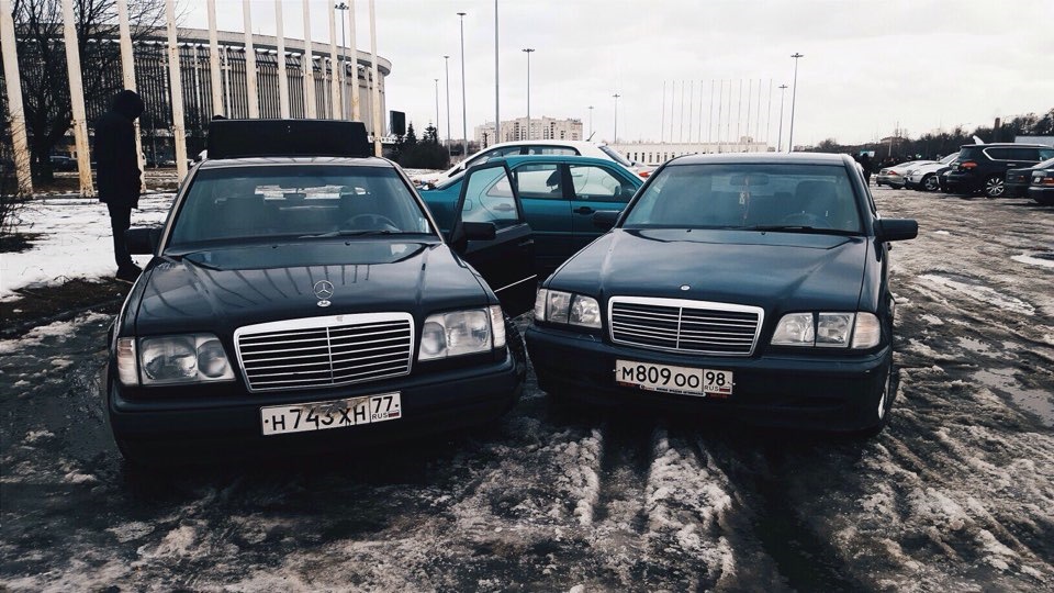 Встреча the benz mafia — Mercedes-Benz E-Class (W124), 1991 года ...