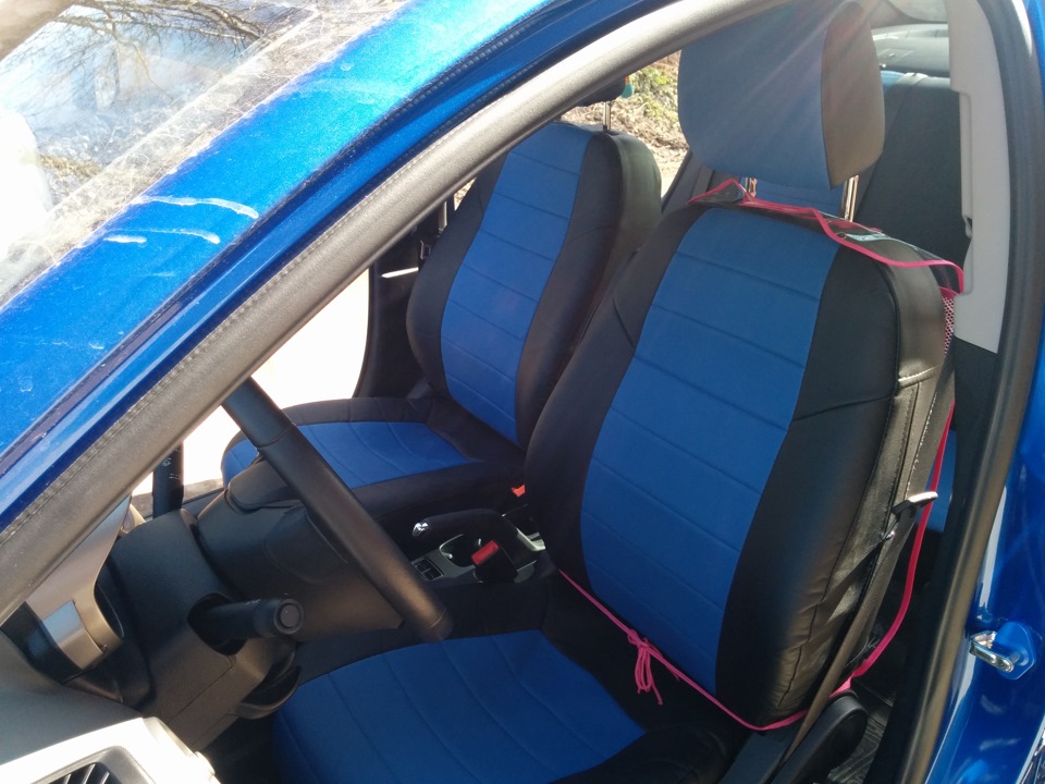 Прикупили чехлы — Chevrolet Aveo Sedan (2G), 1,6 л, 2014 года ...